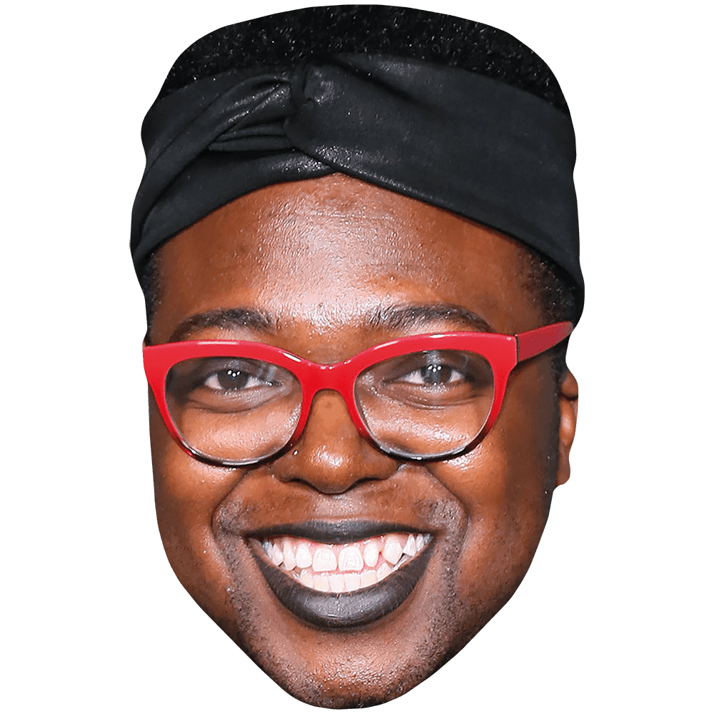 Tre'Vell Anderson (Glasses) Big Head. Larger than life mask. - Walmart.com