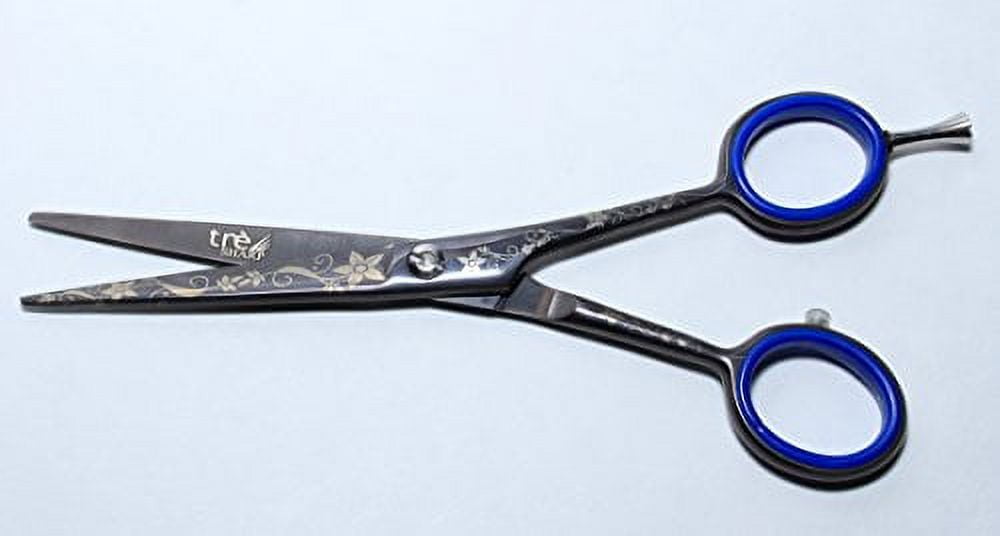 TreSharp Professional Razor Edge 6" Serrated Shears Black with Gold ...