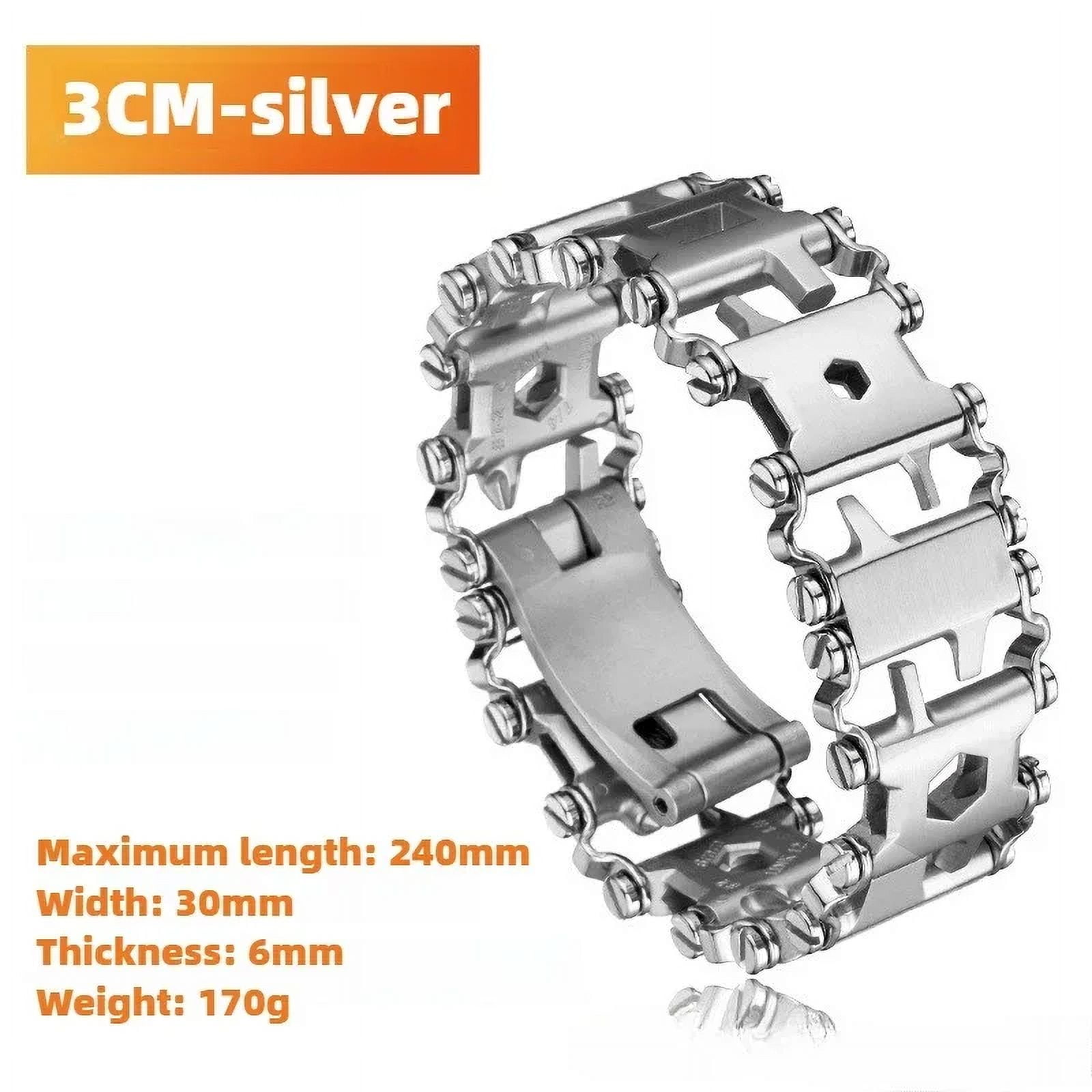 Tread Bracelet 29 In 1 Multi Tool Bracelets Stainless Steel Men Outdoor ...