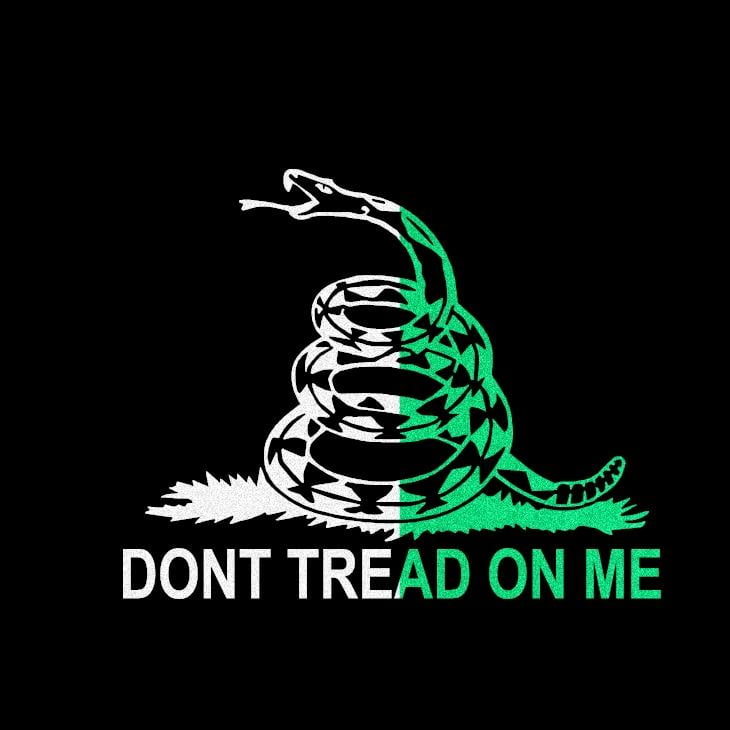 Don't Tread DTOM Live Free or Die Snake on Me Vinyl Decal Sticker UV ...