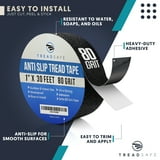 12" x 10' BLACK Roll Safety Non Skid Tape Anti Slip Tape Sticker Grip ...