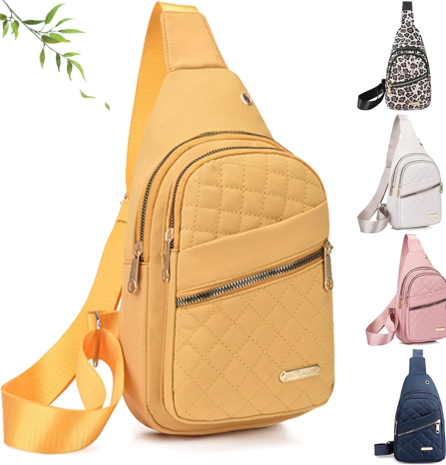 Treadcrck Women's Fashion Casual Solid Color Crossbody Bag, Travel ...