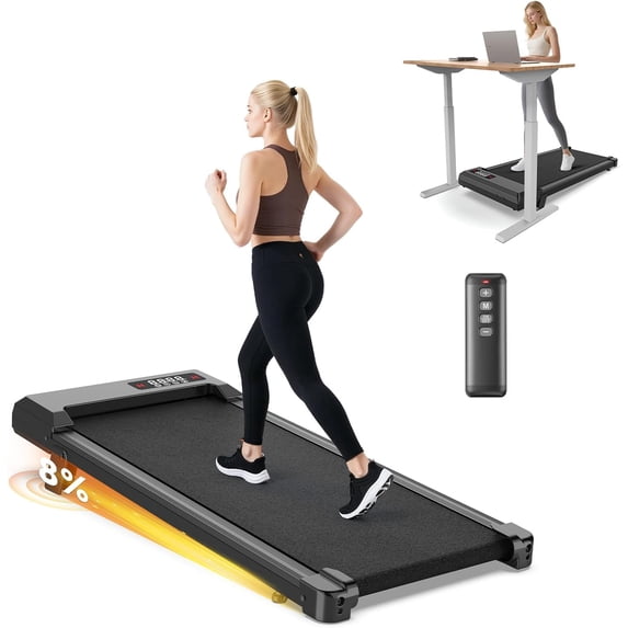 Treadmill with Auto Incline,12-Level Incline Walking Pad Treadmill,3 ...
