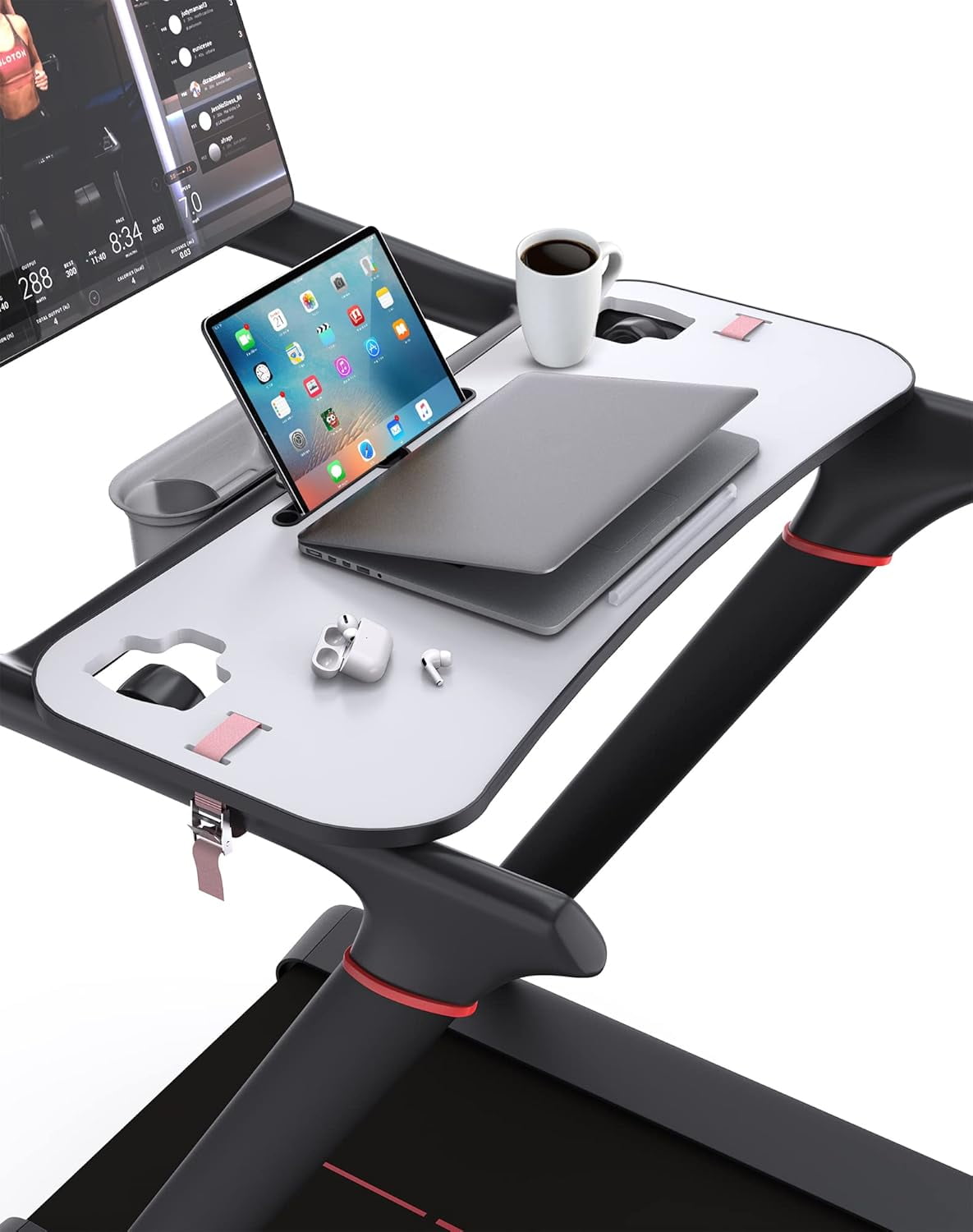 Treadmill Desk Attachment,Tread Tray Accessories Laptop Stand with ...