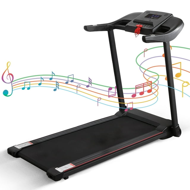 Free Shipping! Treadmill Folding Bluetooth Treadmill Machine with Voice ...