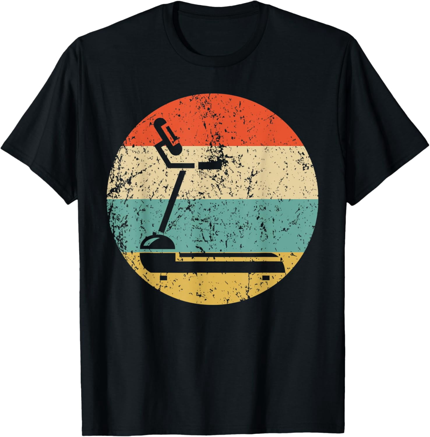 Treadmill Gym Equipment Icon Retro Fitness T-Shirt men and women can ...
