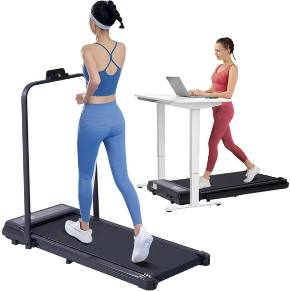 Treadmill with Handles, Folding Foldable Electric Treadmills for Home ...