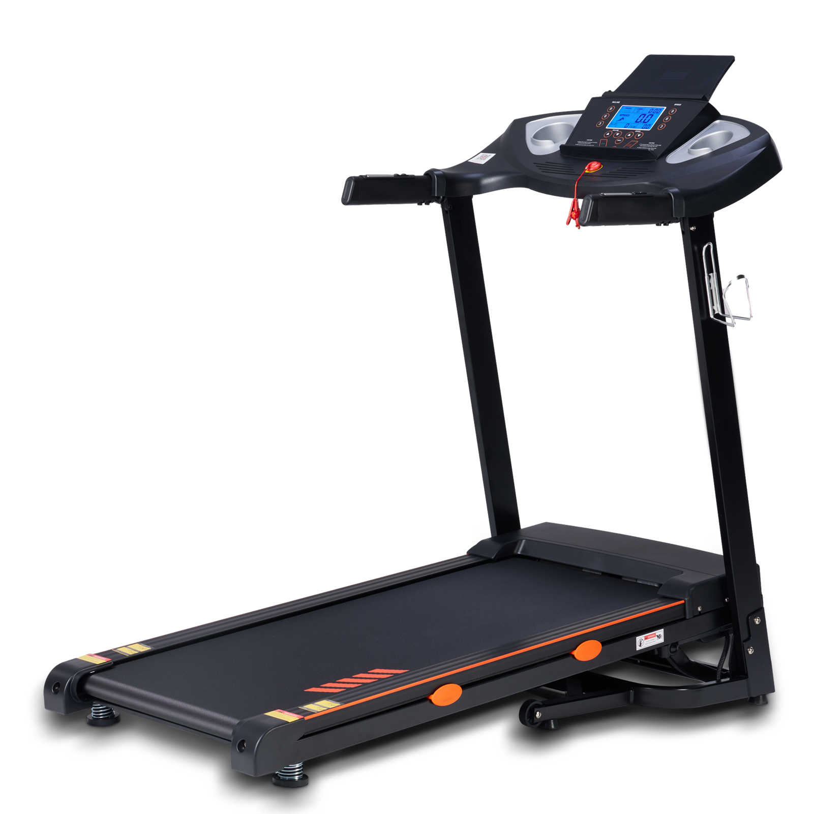 Simpfree Treadmill with 15-Level Auto Incline, 300LBS Electric ...