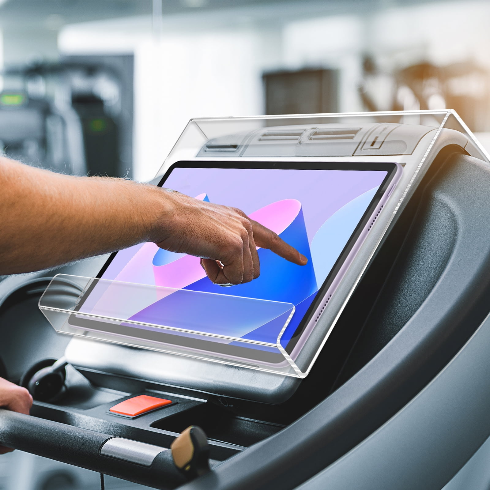 Treadmill Tablet Holder Acrylic Treadmill Book Holder Transparent ...