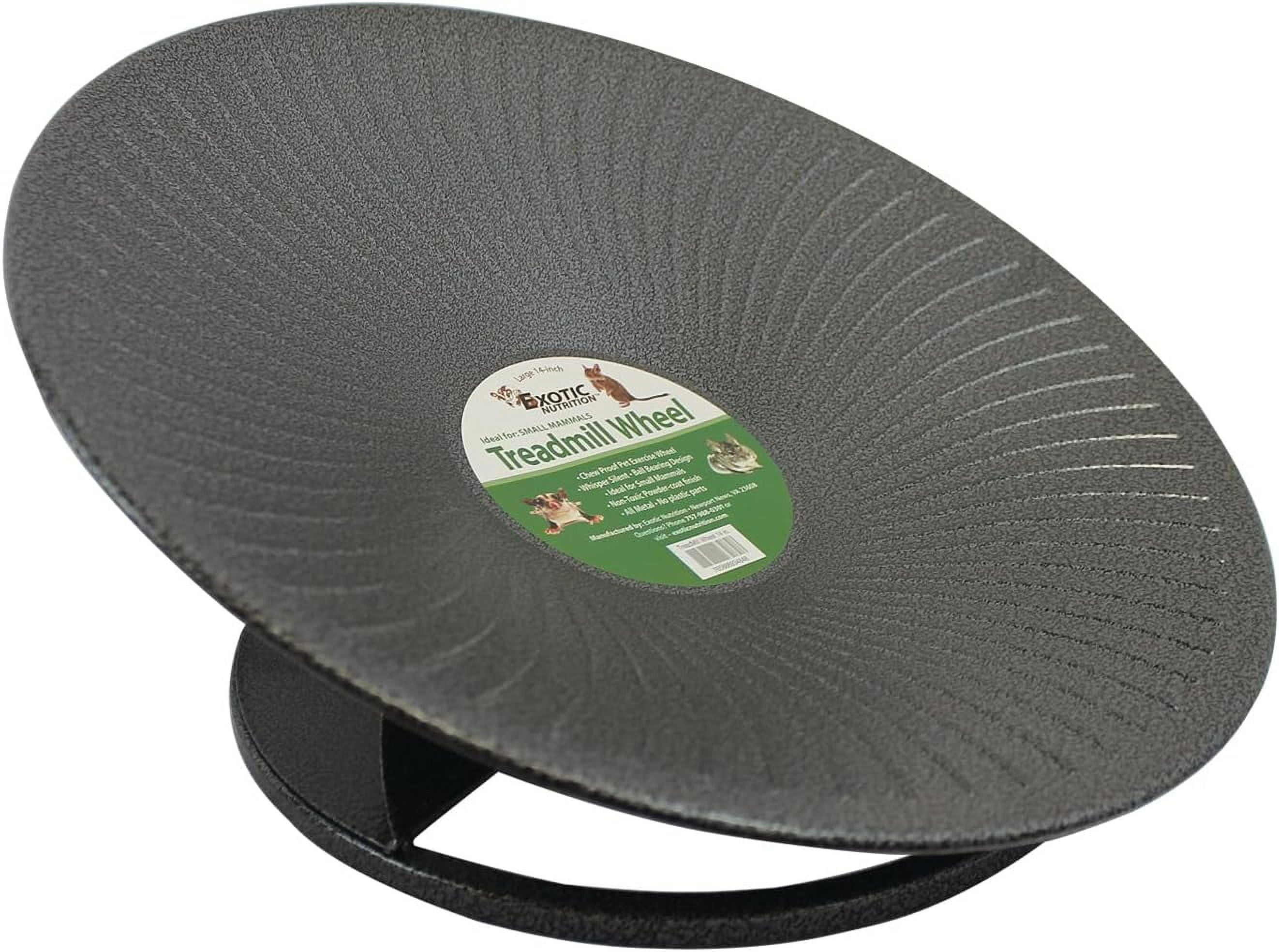 Treadmill Wheel 14" Black - All Metal Exercise Wheel for Chinchillas ...