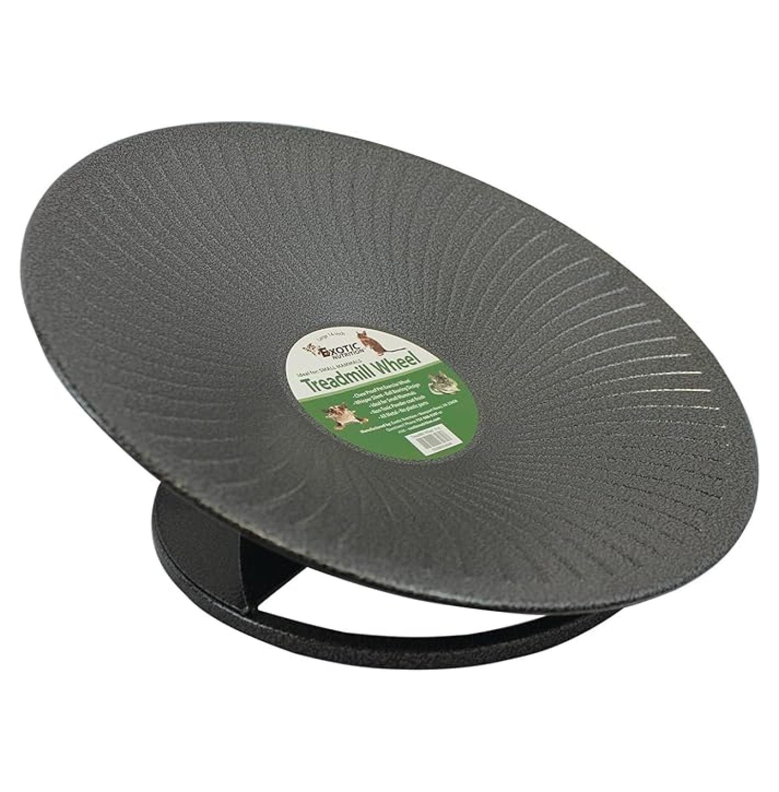 Treadmill Wheel 14" Black - All Metal Exercise Wheel for Chinchillas ...