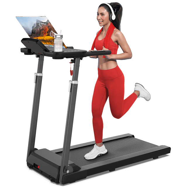 Treadmills For Home Use Treadmill with Desk Workstation & Adjustable ...