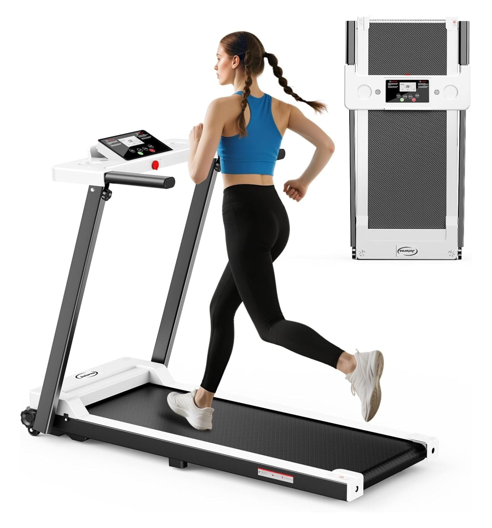 Treadmills for Home, Walking Pad with Handle Bar, Portable Foldable ...