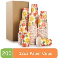Ginkgo 12 oz Disposable Paper Coffee Cups with Lids and Sleeves, Bulk ...