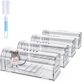 d-CON No View, No Touch Covered Mouse Trap, 2 Count - Walmart.com