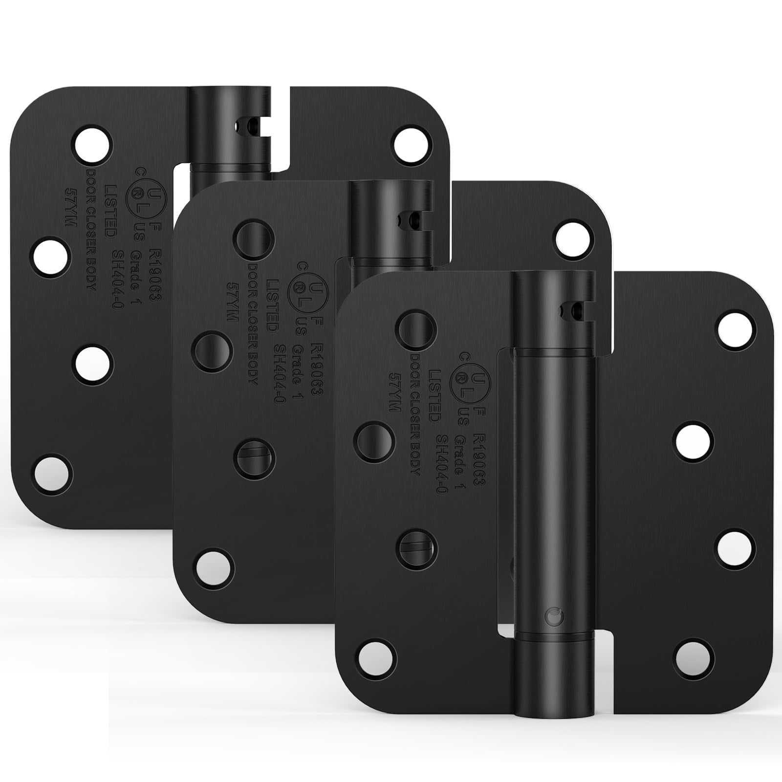 Treasem Self Closing Door Hinges, Auto Closing Spring Hinges with ...