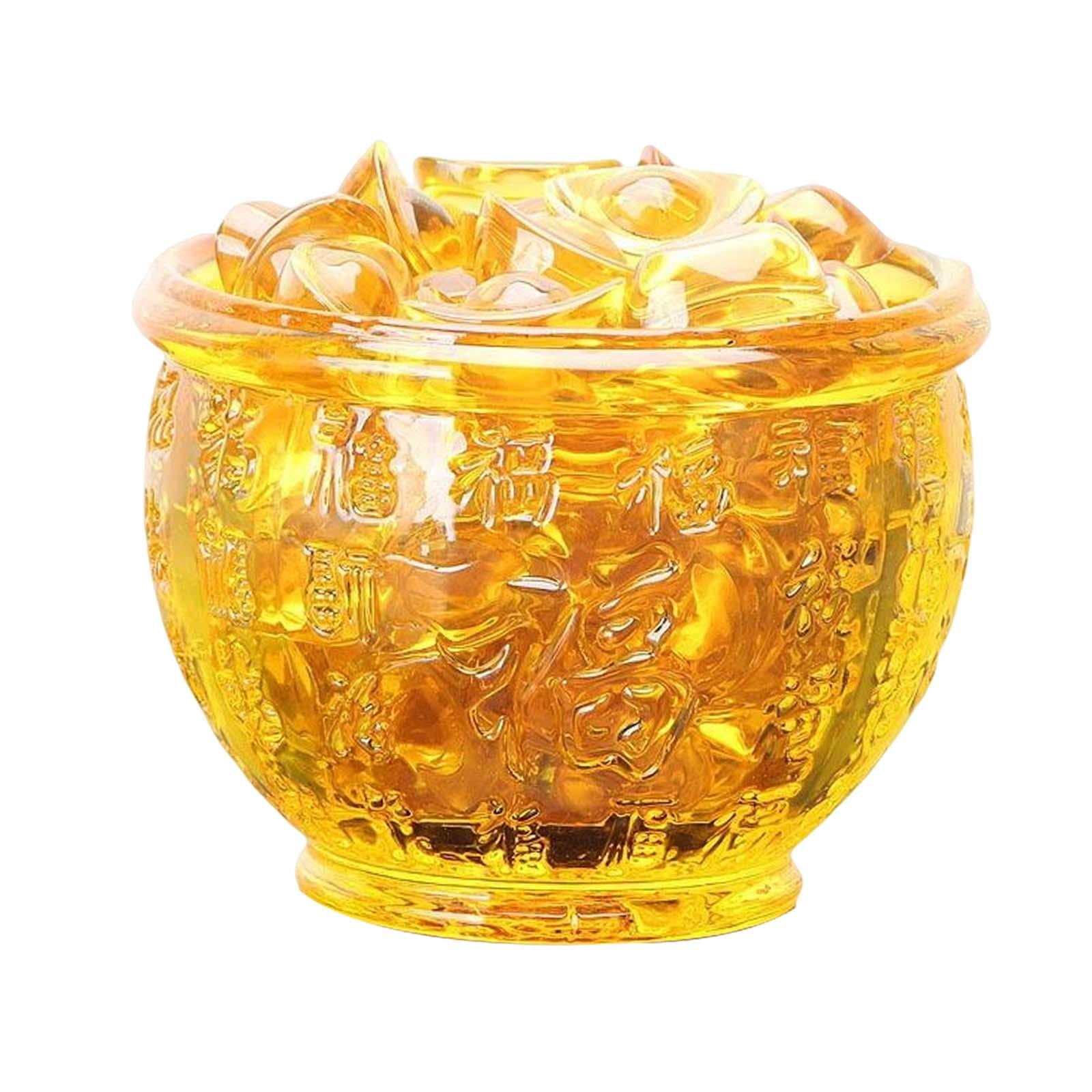 Treasure Bowl Home Decorative Wealth Prosperity Bowl Collectible ...