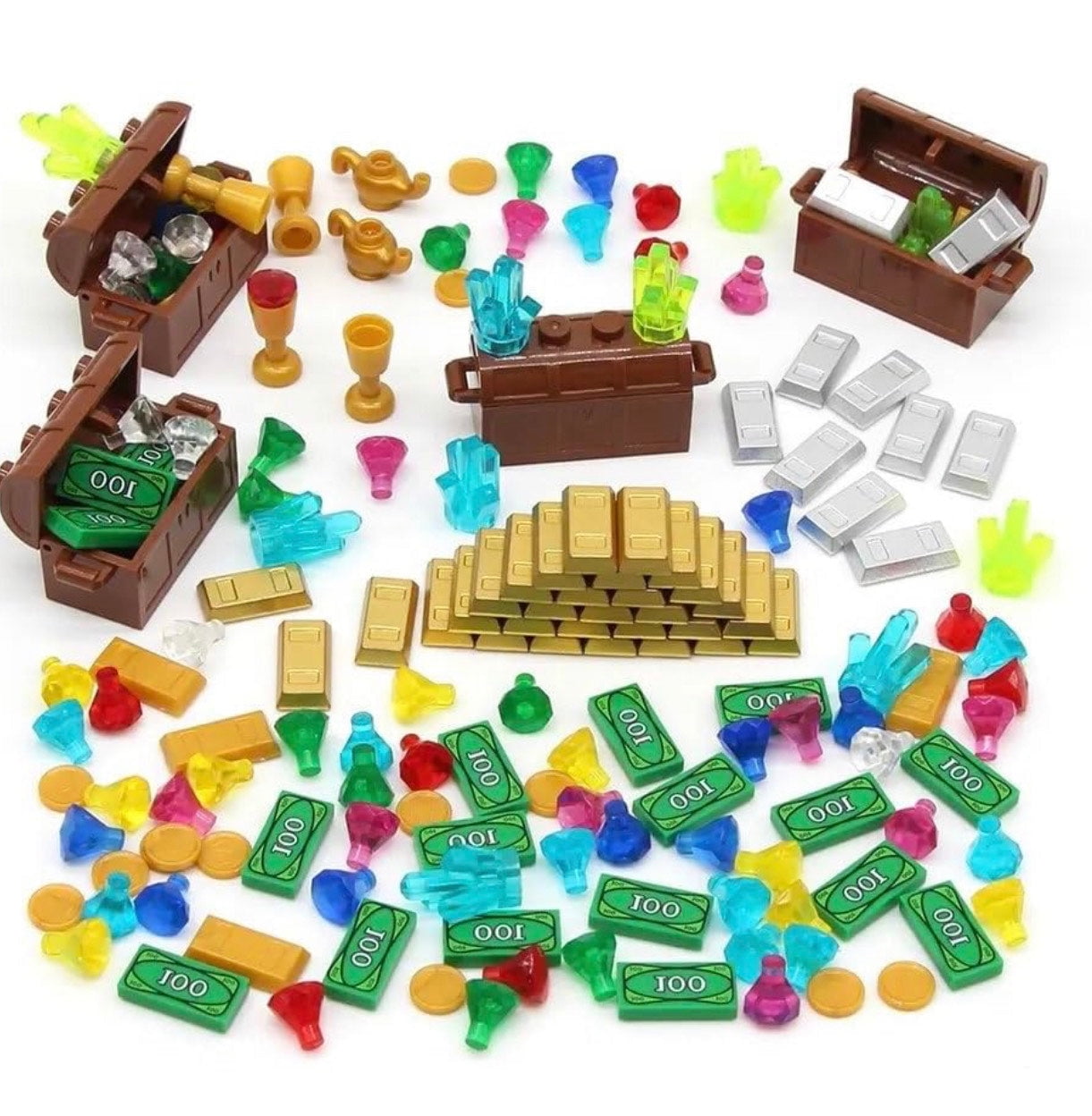 General Jim’s Toys & Bricks Treasure Chest Accessory Set, Building ...