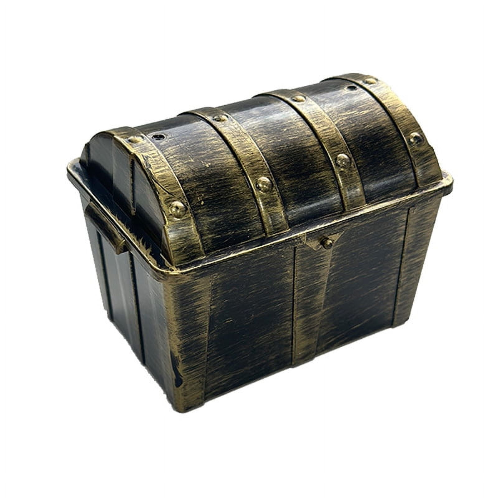 Treasure Chest Piggy Bank Decorative Storage Treasure Chest Trinket Box ...
