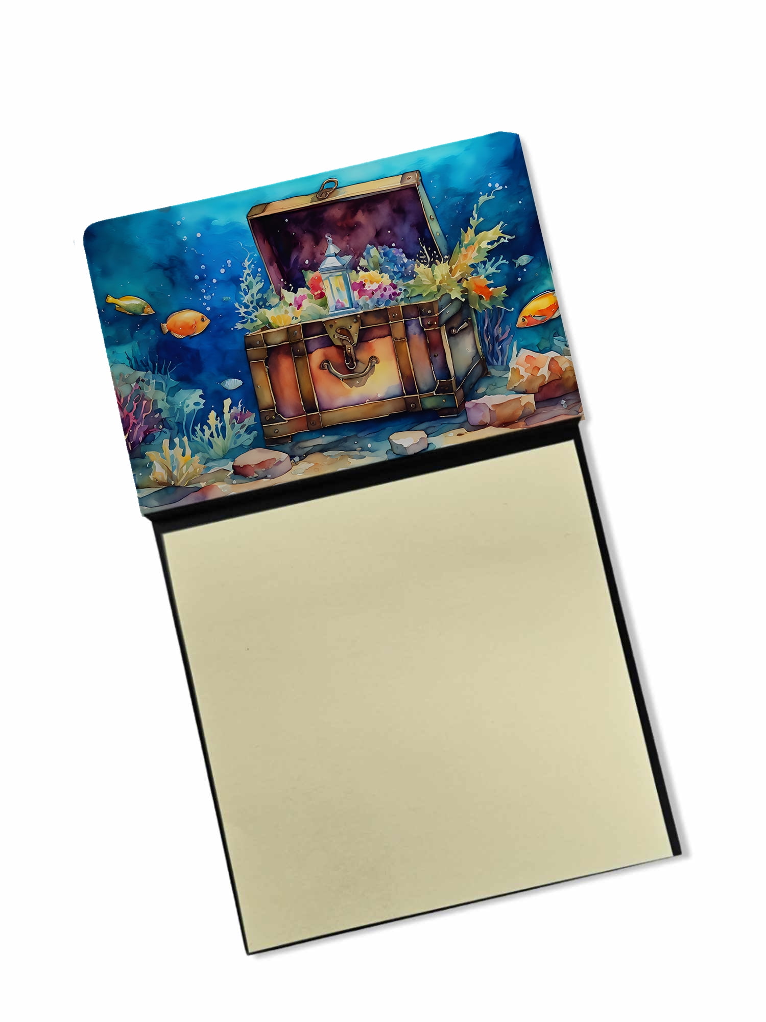 Treasure Chest Sticky Note Holder 3.25 in x 5.25 in - Walmart.com