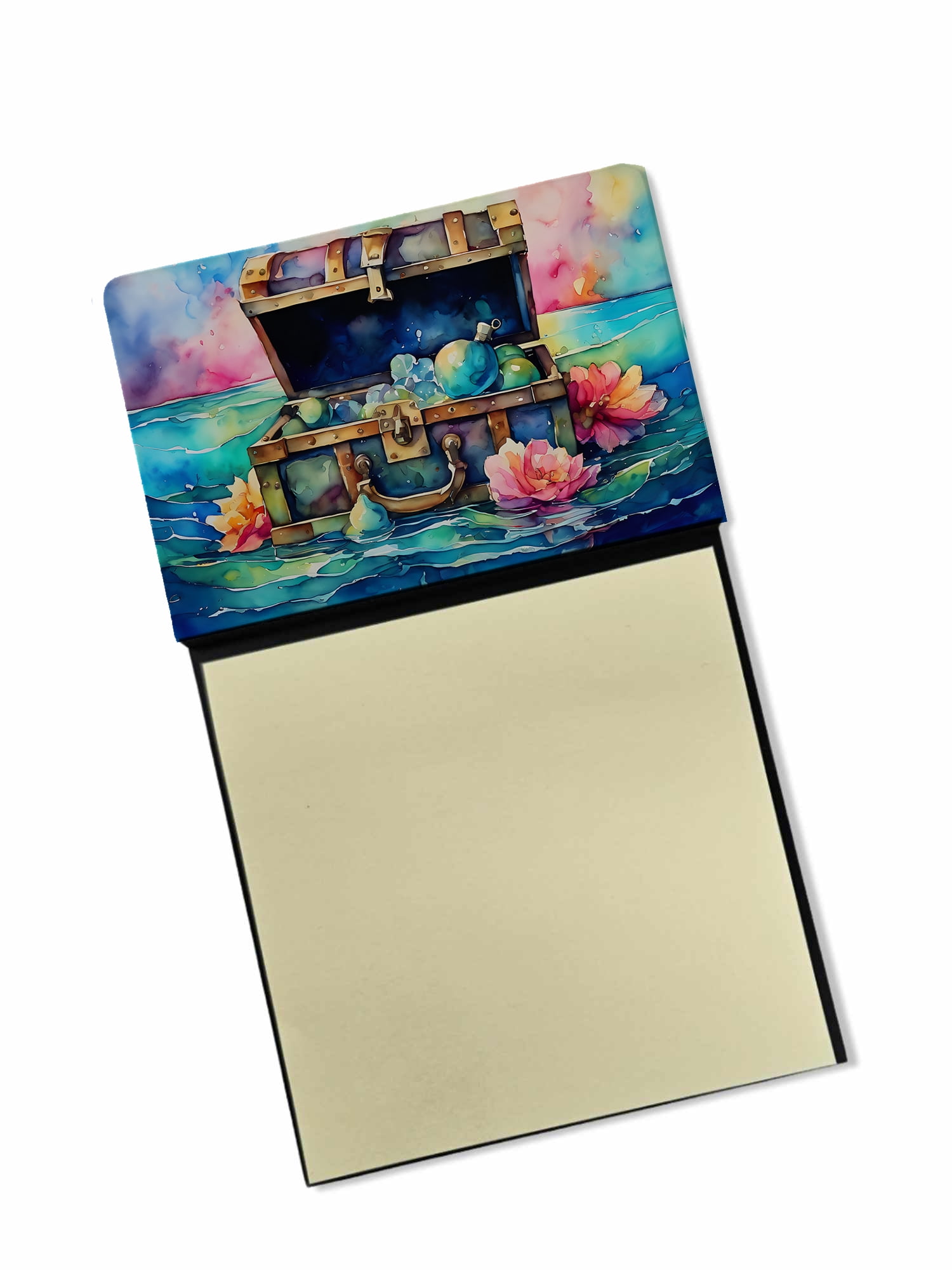 Treasure Chest Sticky Note Holder 3.25 in x 5.25 in - Walmart.com