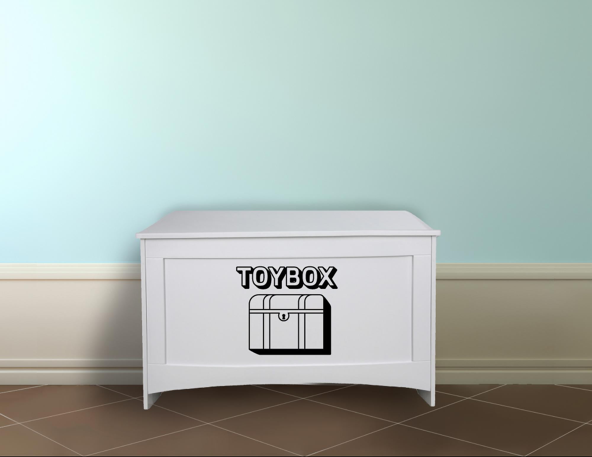 Treasure Chest Toy Chest Toy Box Toys Label Sticker Art Decal for Kids ...