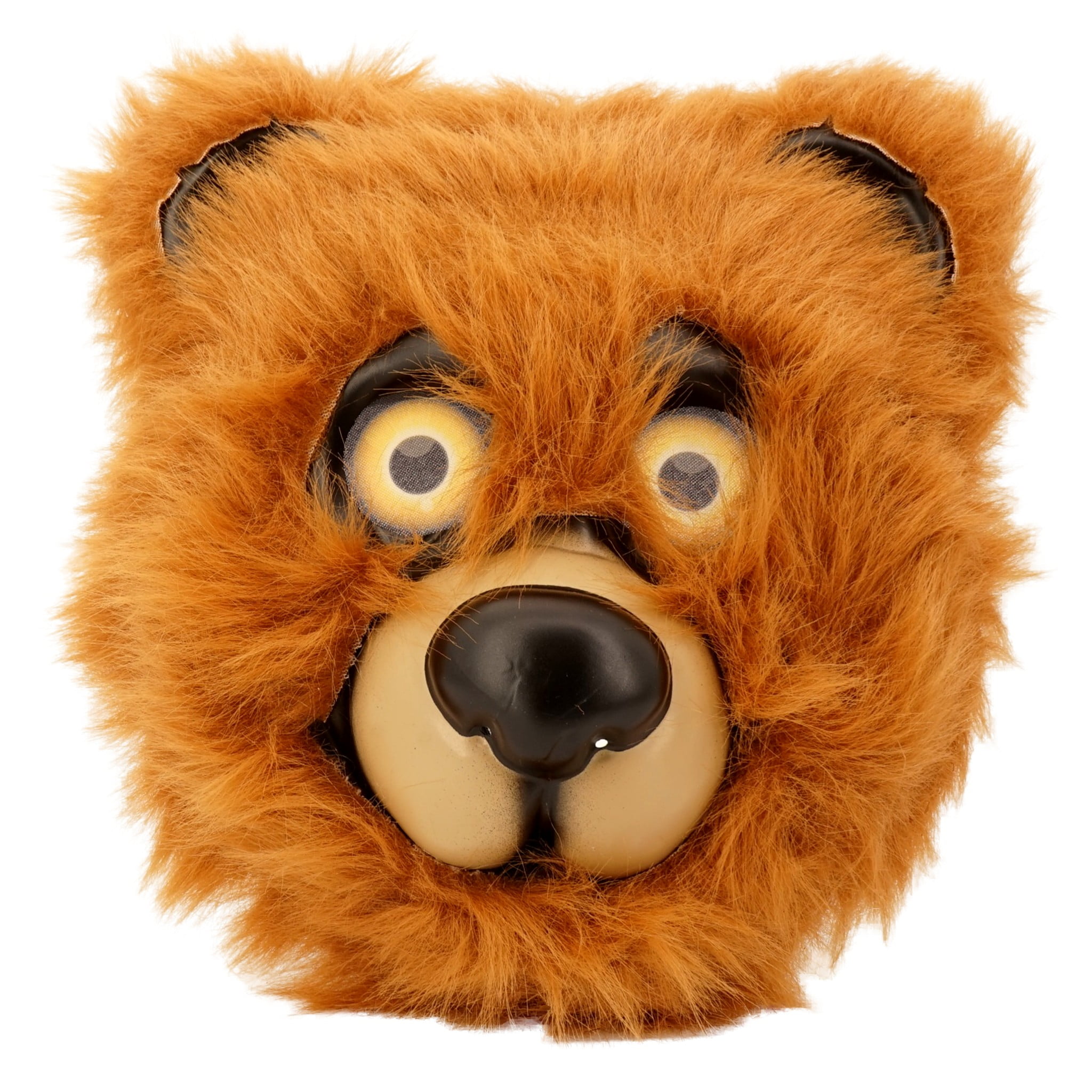 Treasure Co Trio Furry Teddy Bear Adult Halloween Mask (One Size Fits ...