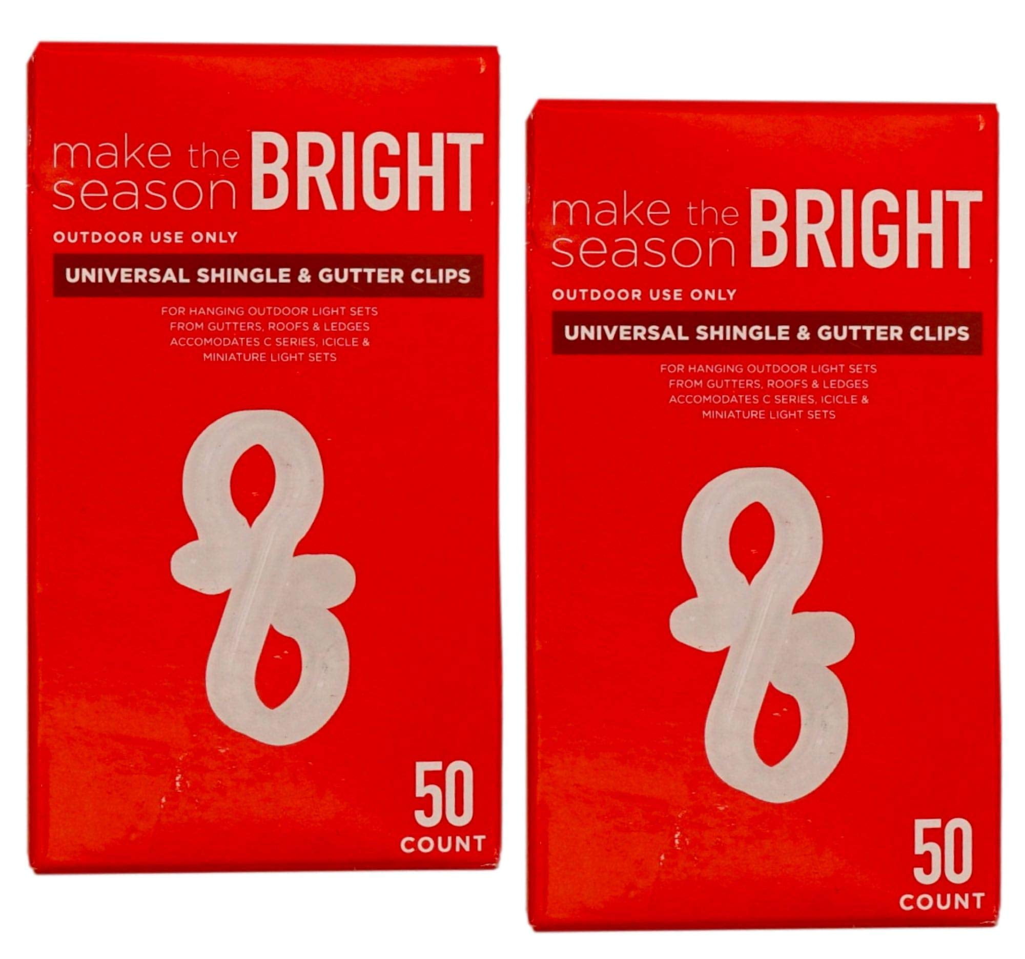 Treasure Co Trio Universal Shingle and Gutter Clips (50 Ct Boxes ...