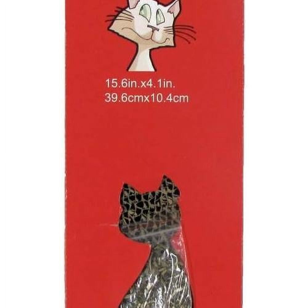Treasure Gurus Corrugated Cardboard Indoor Cat Scratch Pad Catnip ...