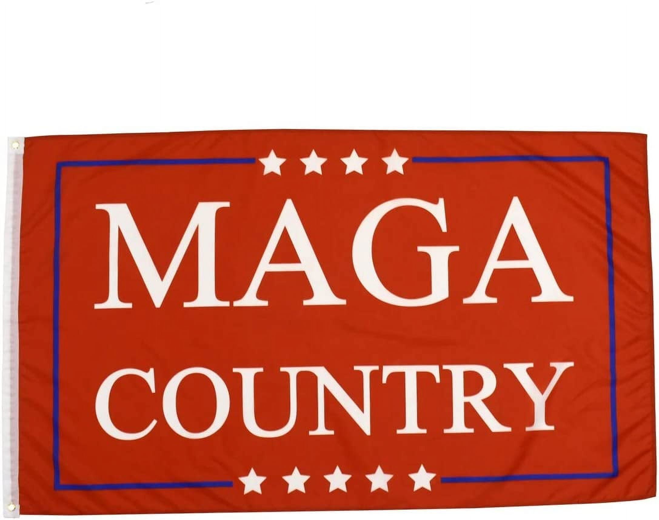 Treasure Gurus Red MAGA Country Flag President Donald Trump Make ...