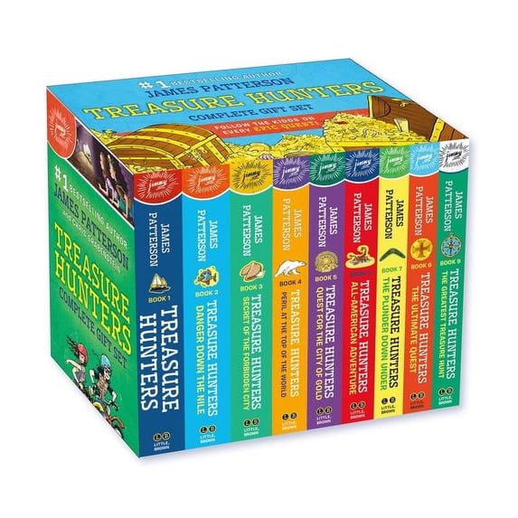 James Patterson's Treasure Hunters Complete Paperback Gift Set ...