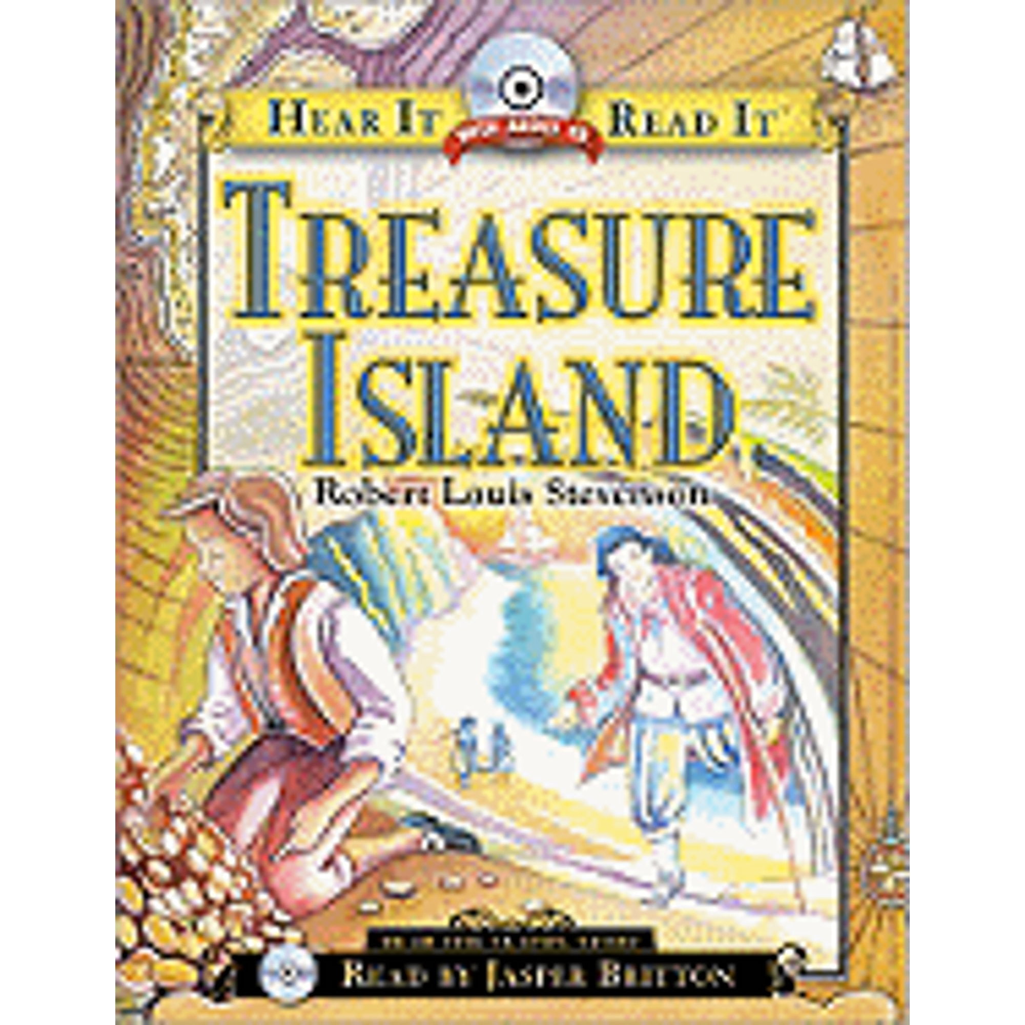 Pre-Owned Treasure Island Hear It Read It Classics Hardcover Robert ...