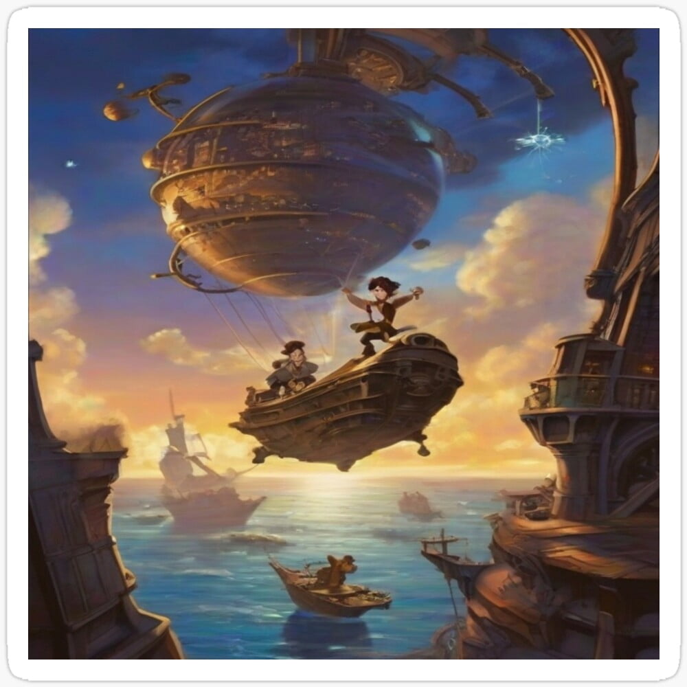 Treasure Planet Sticker Phone Decal Water Bottle Stickers Car Decals ...