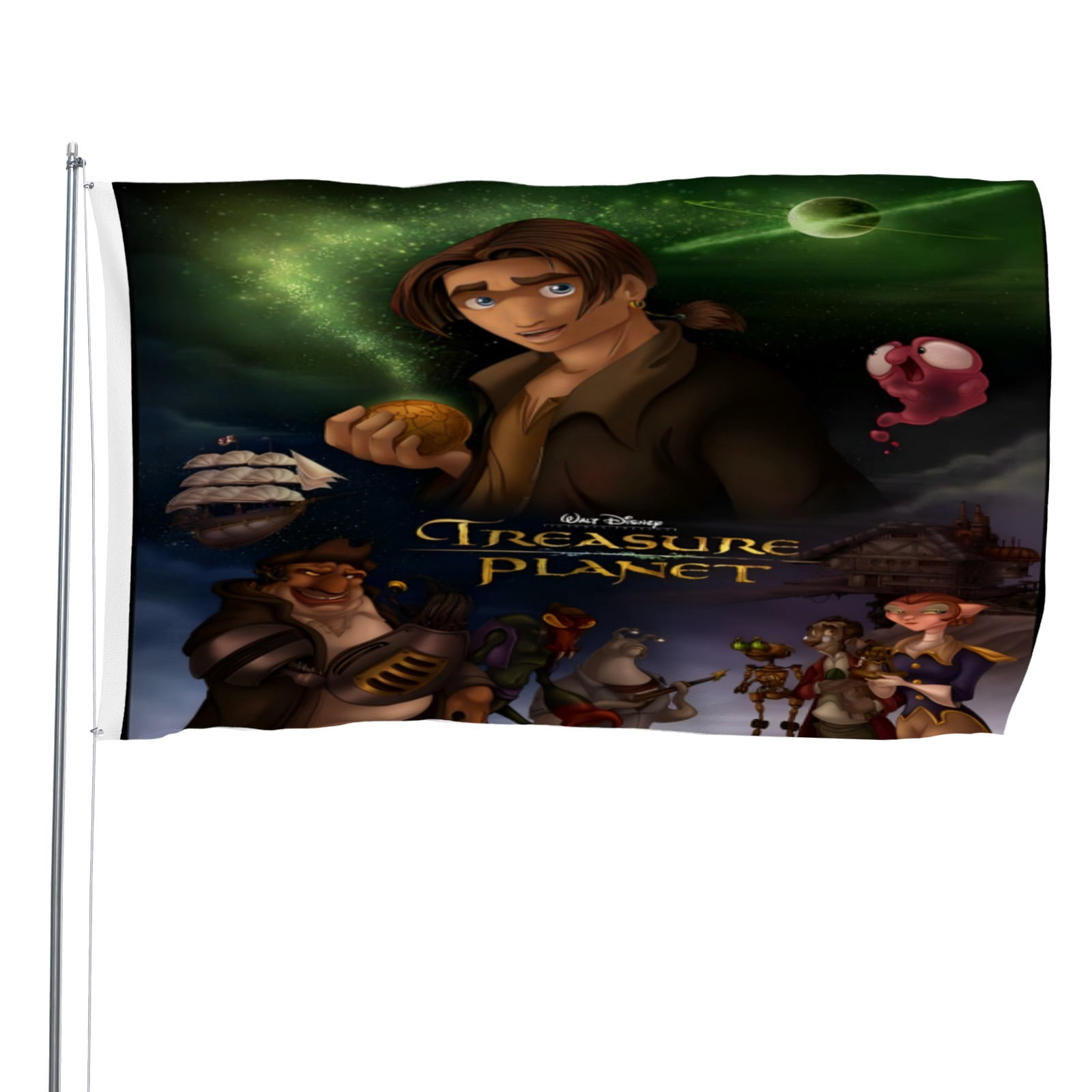 Treasure Planet flag perfect for outdoor decoration, can be hung ...