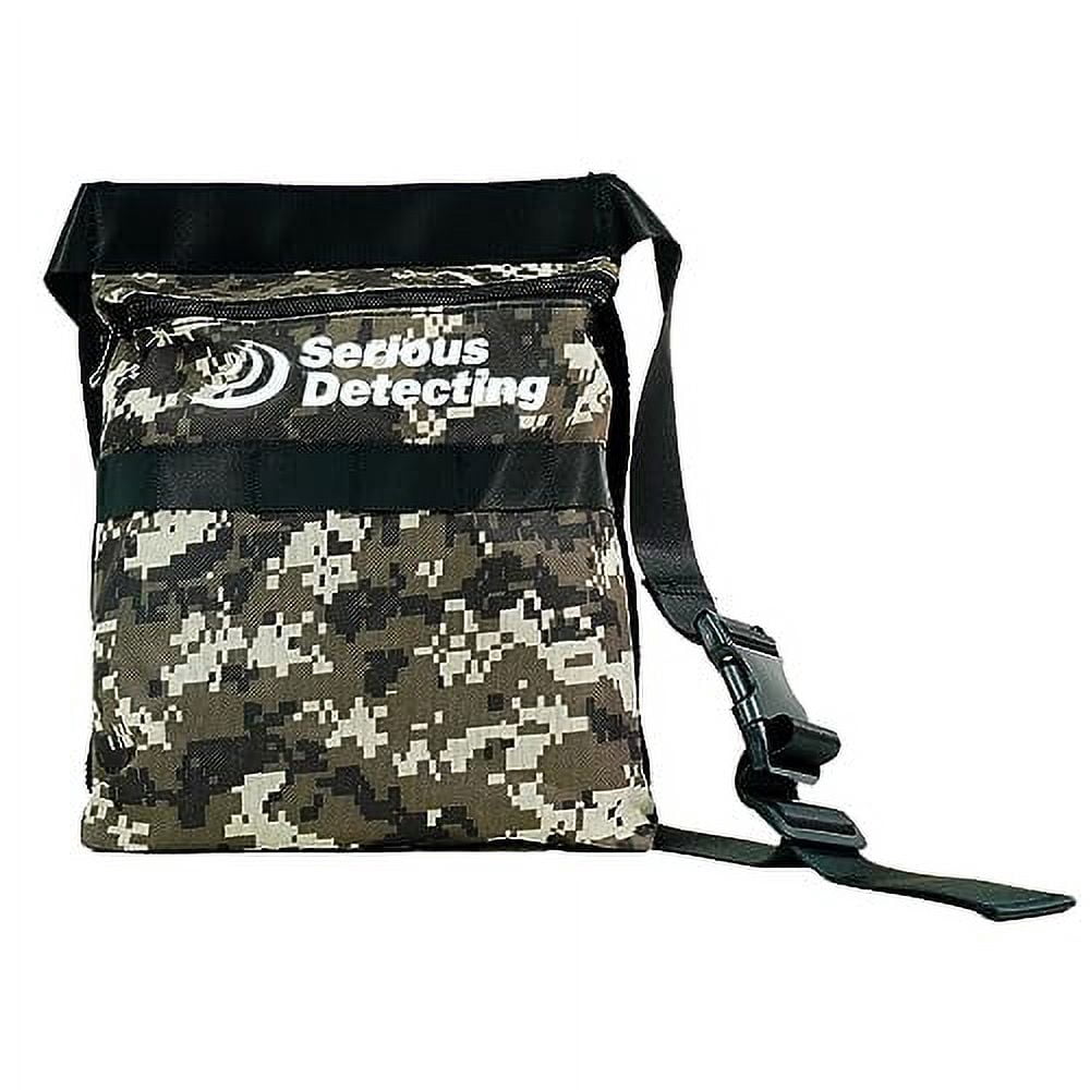 Treasure Pouch with Digging Tool and Gloves for Metal Detecting (Camo ...