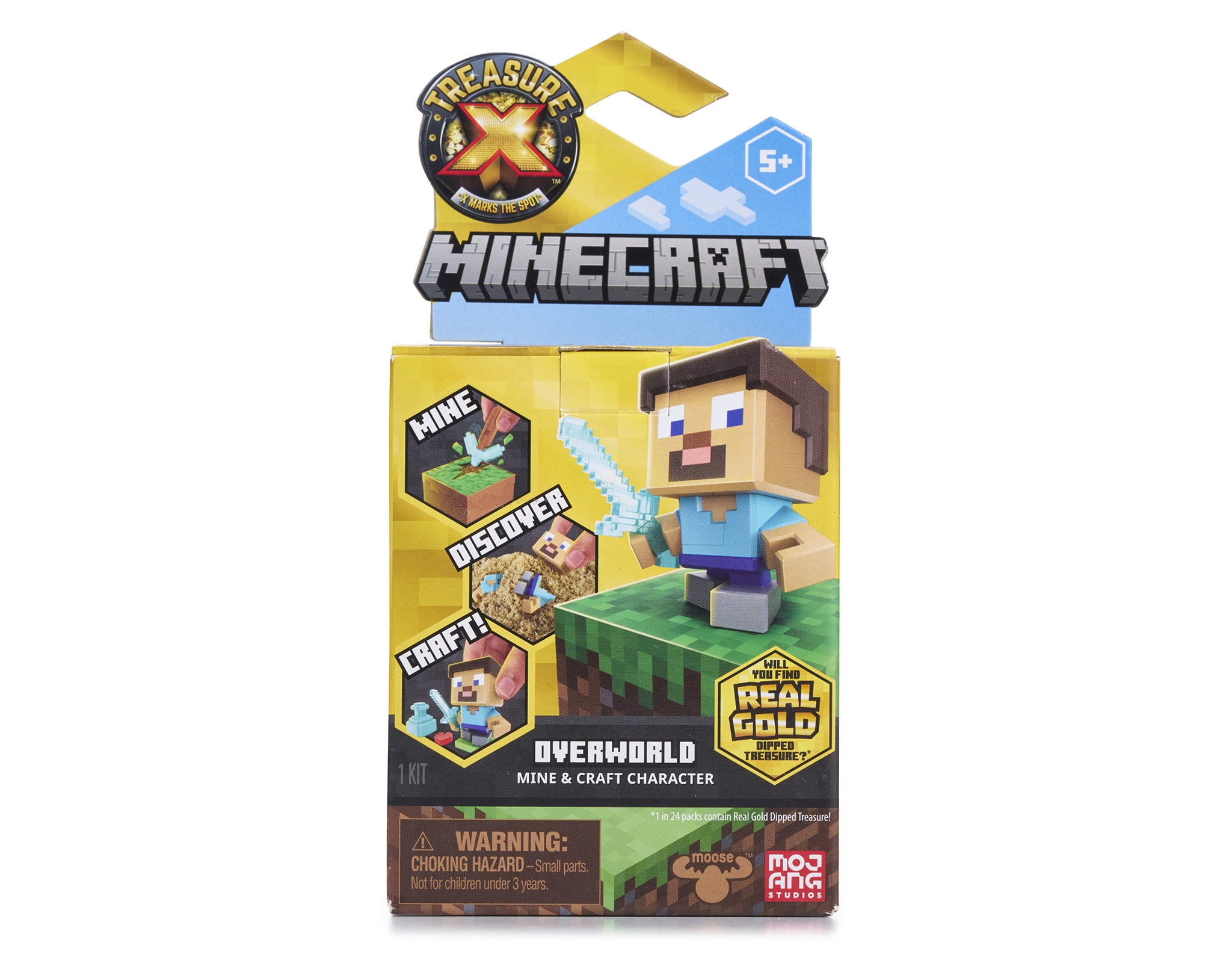 Treasure X Minecraft Overworld Mine and Craft Character - Walmart.com