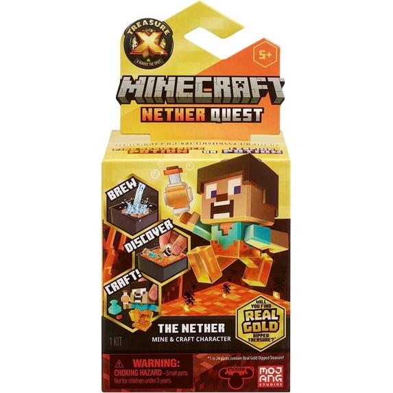 Moose Toys Treasure X Minecraft Nether Quest, Brew Fire Resistance or ...