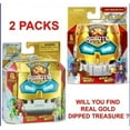 Moose Toys Treasure X Robots Gold Mini Robots, Real Gold Dipped Power ...