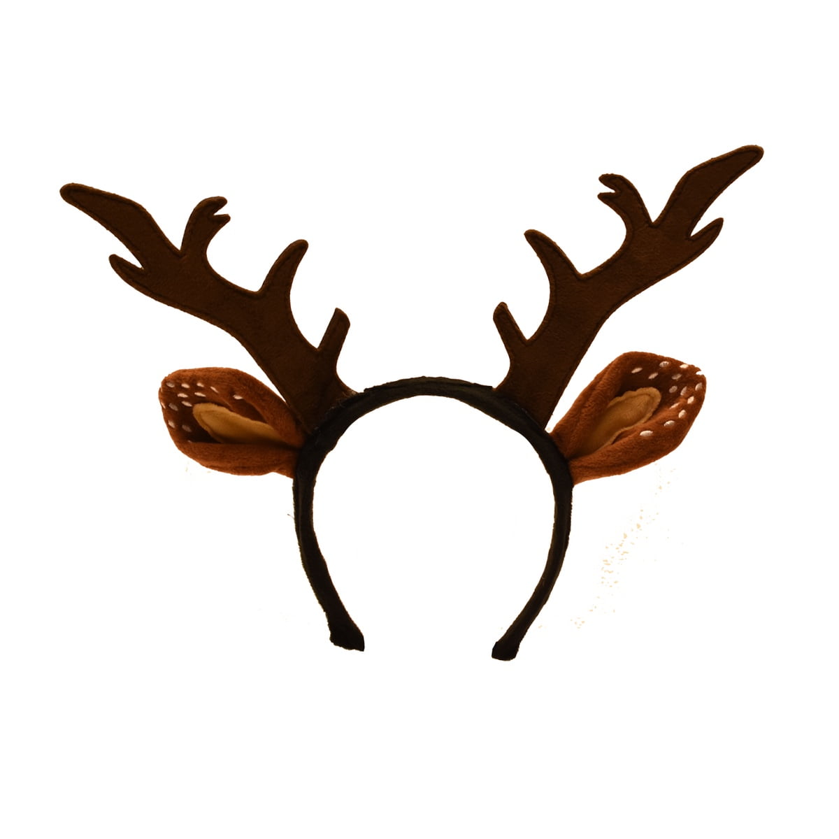 TreasureGurus Doe Antler Holiday Costume Accessories Headband with Deer ...