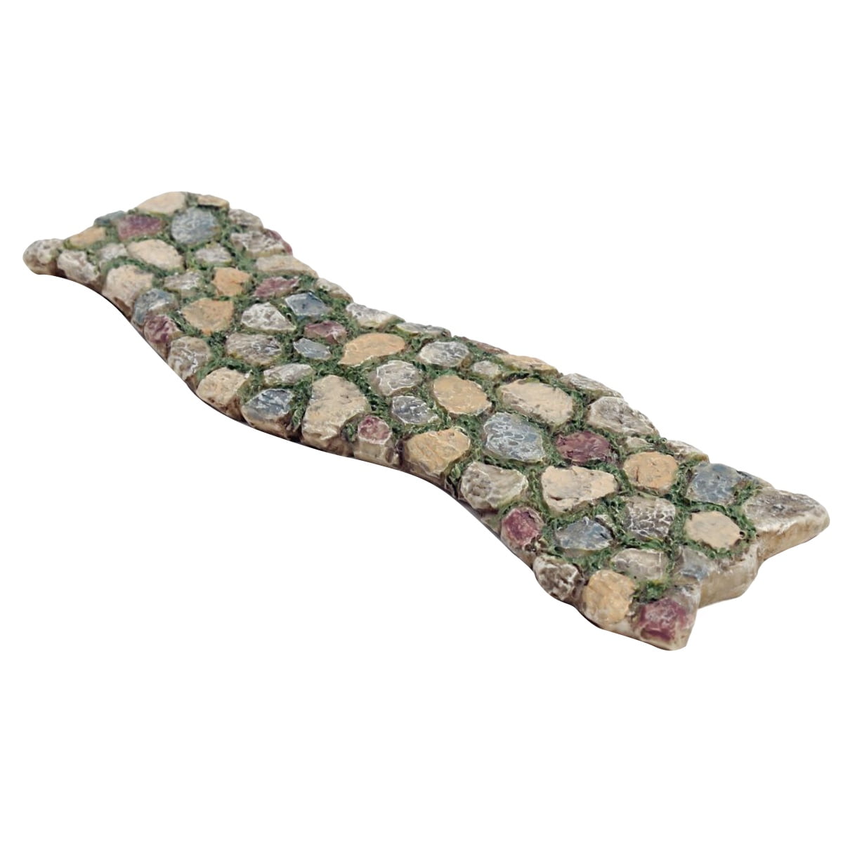 TreasureGurus Mini Cobblestone Walkway Fairy Garden Stone Path ...