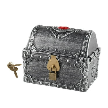 Small Treasure Box Pirate Chest Vintage Treasure Box Small Treasure ...