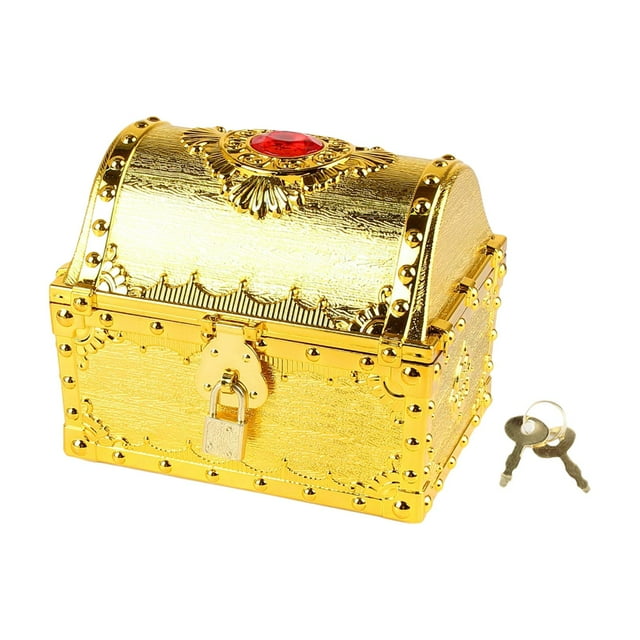 Treasures Collection Storage Box Props Pirate Treasure Chest for Kids ...