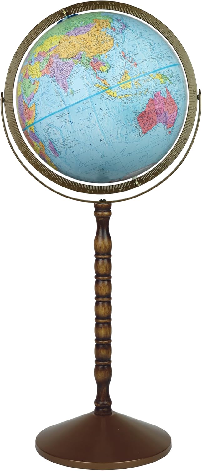Treasury 12" Diameter Globe, USA Cartography, Convertible to Desktop ...