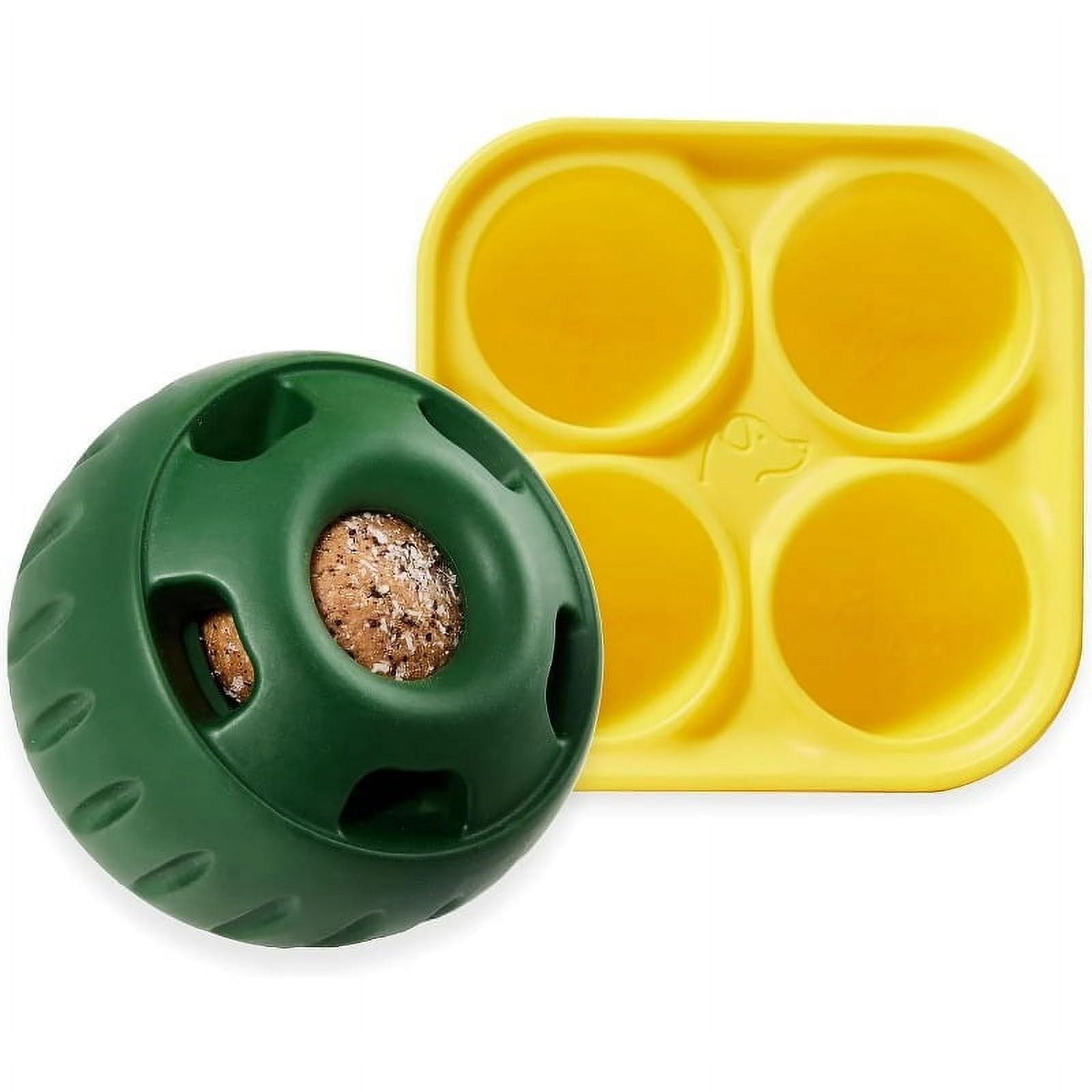 Treat Tray - Long-Lasting Fillable Treat Toy and Silicone Molds for Dog ...