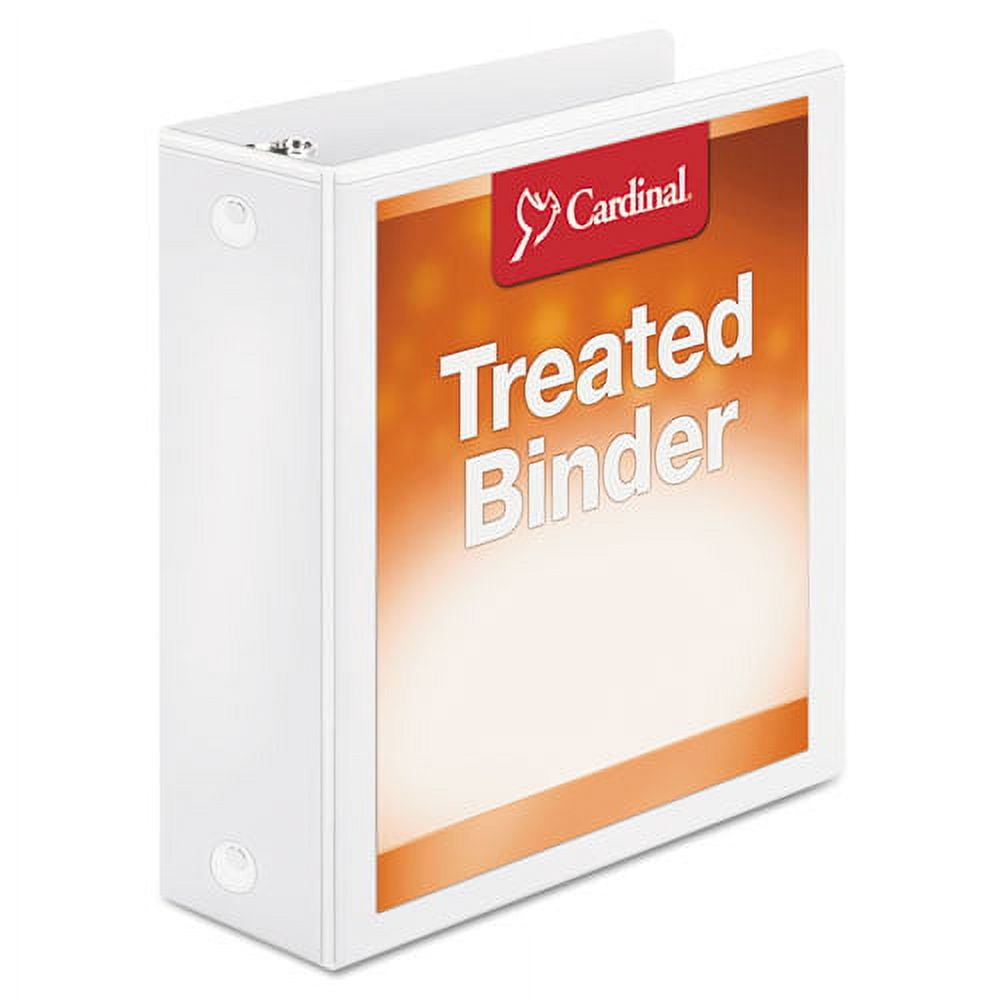 Treated Binder Clearvue Locking Round Ring Binder, 3 Rings, 3" Capacity ...