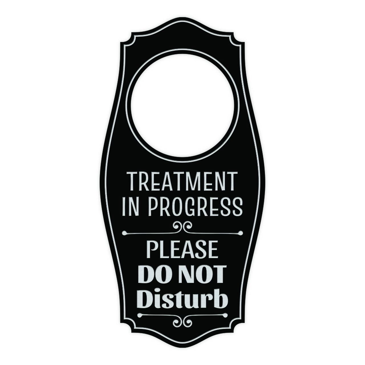 Treatment In Progress Please Do Not Disturb Door Hanger | House or ...