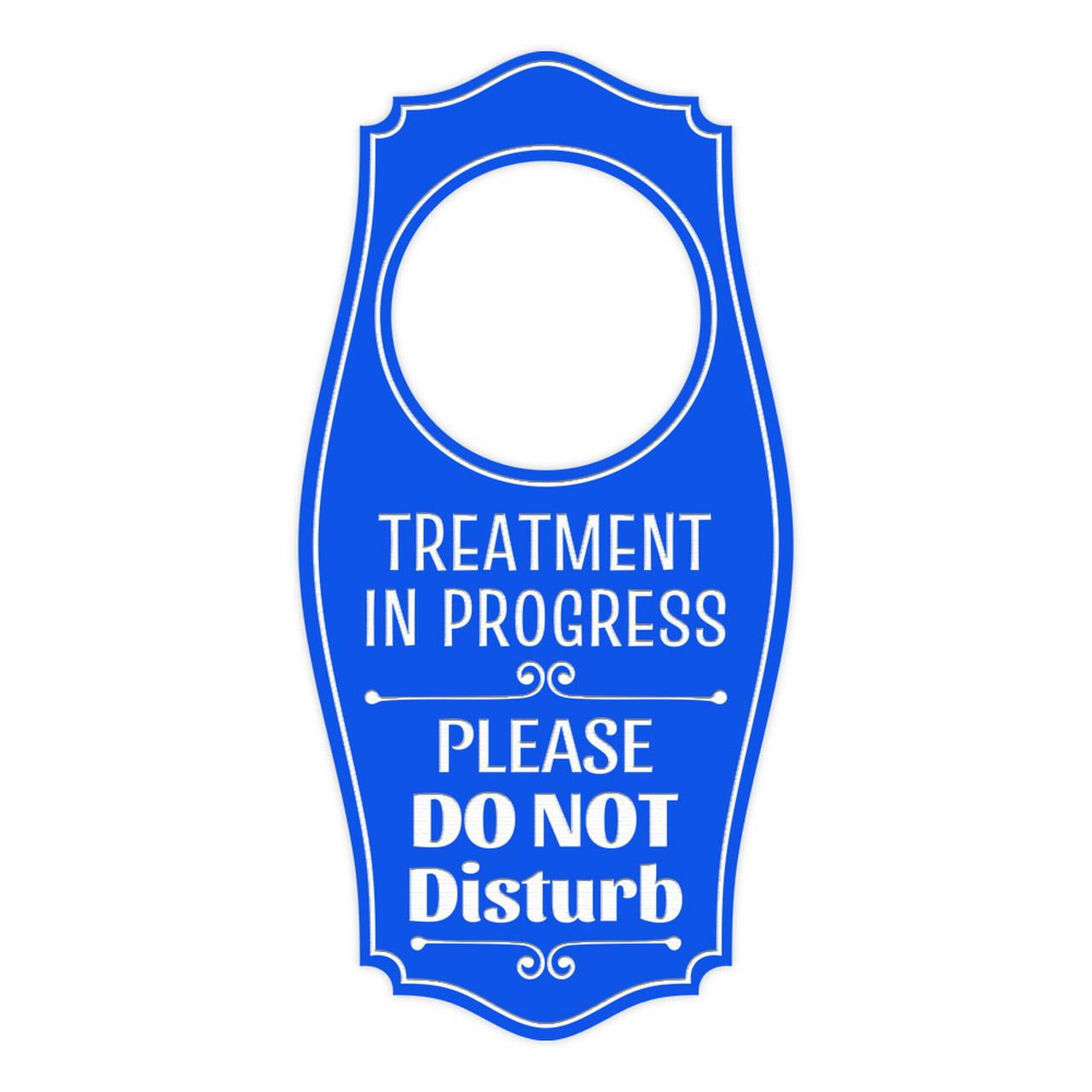 Treatment In Progress Please Do Not Disturb Door Hanger | House or ...