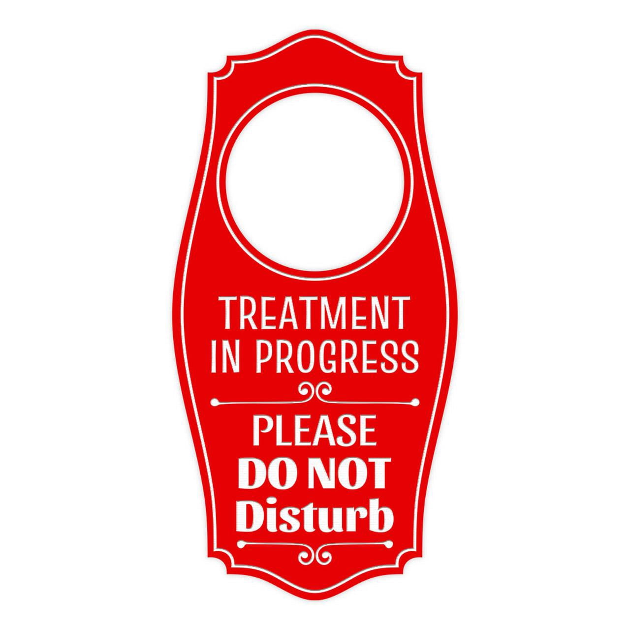 Treatment In Progress Please Do Not Disturb Door Hanger | House or ...