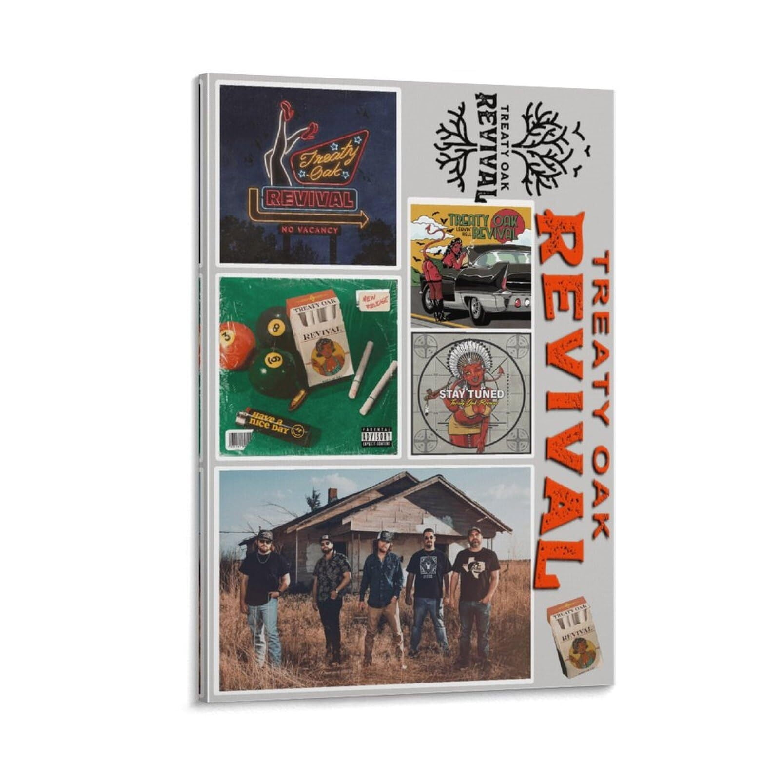 Treaty Oak Revival Album Cover Canvas Poster Print Music Posters for ...