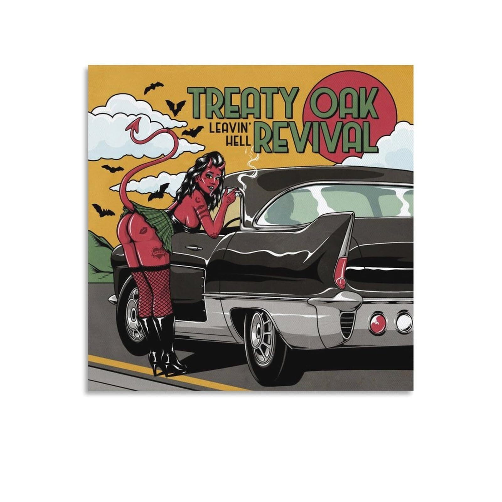 Treaty Oak Revival Leaving Hell Canvas Poster Bedroom Decoration ...